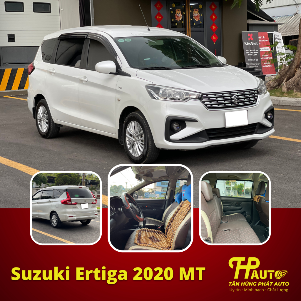 Suzuki Ertiga 2020 MT trắng - TÂN HÙNG PHÁT AUTO - ô tô cũ